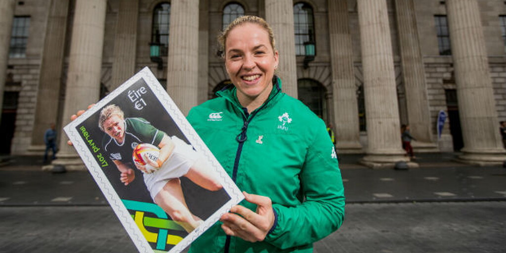 Irish Rugby TV: Niamh Briggs On The Launch Of The #WRWC2017 Stamp ...